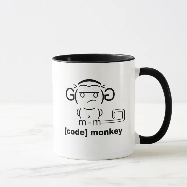 [Code] Monkey Coffee Mug | Zazzle