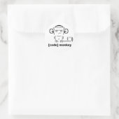 [Code] Monkey Sticker | Zazzle