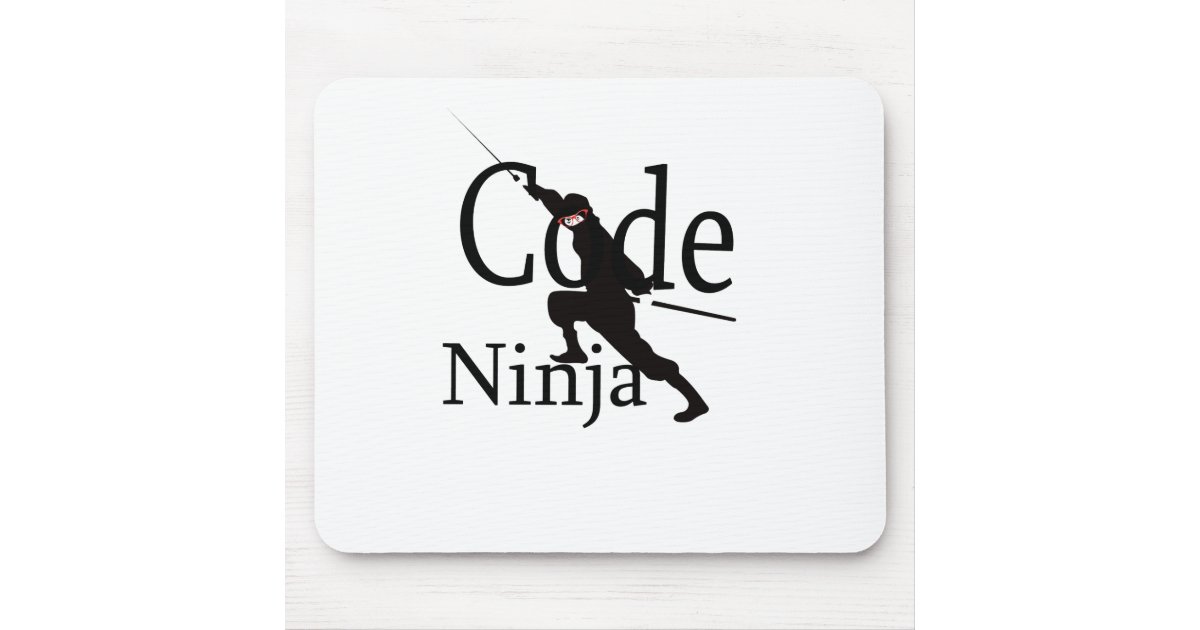 Code Ninja Mouse Pad | Zazzle