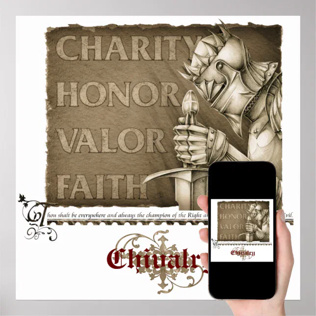 Code of Chivalry Poster | Zazzle