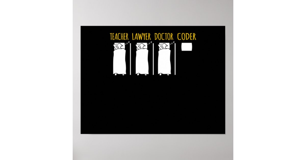 Coder Technical Computer IT Coding Programmer Grap Poster | Zazzle
