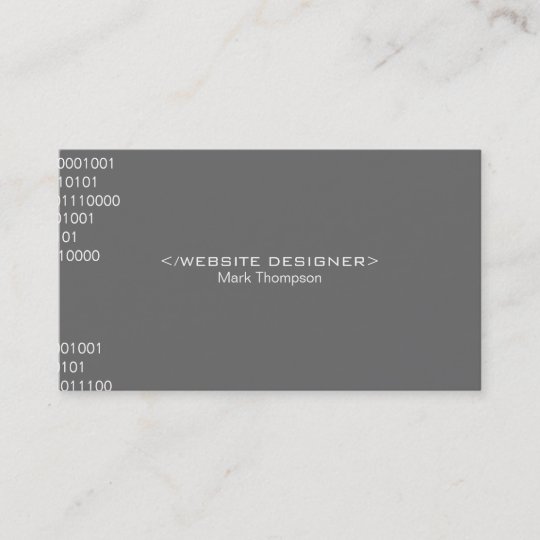 Coding Business Card | Zazzle.com