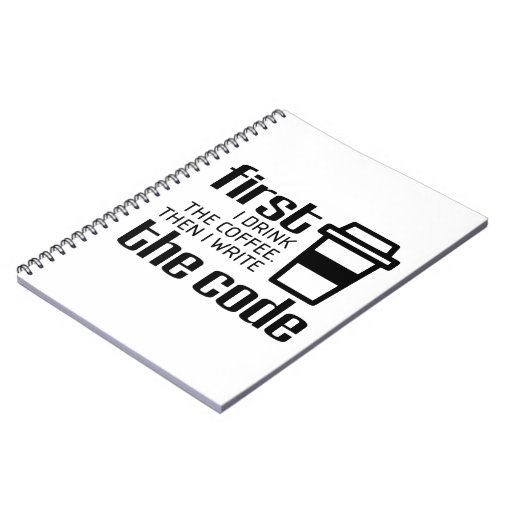 Coding Coffee Computer Programming Code Engineer Notebook | Zazzle
