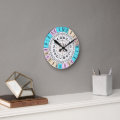 Codon Chart Genetic Code Round Clock | Zazzle