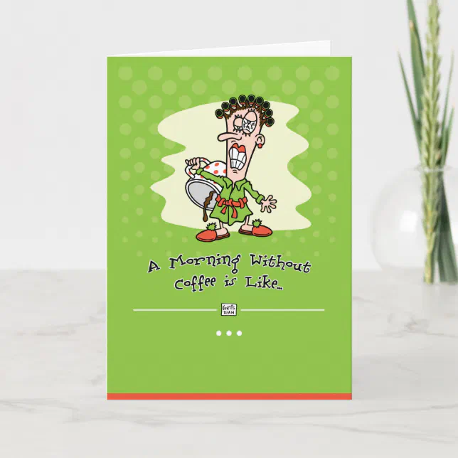 Coffee Addict Birthday Card | Zazzle