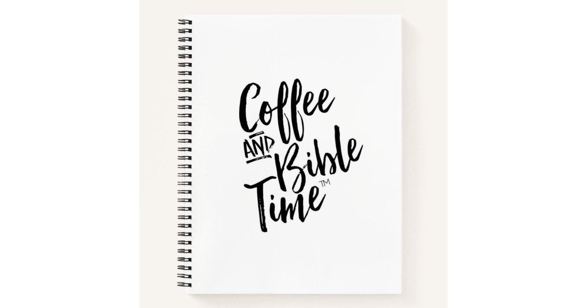 Coffee and Bible Time Journal | Zazzle