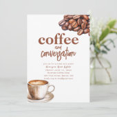 Coffee and Conversation Meeting Invite | Zazzle