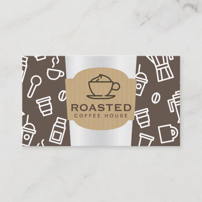 Coffee Barista Business Card | Zazzle