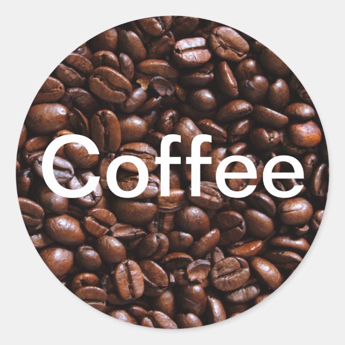 Coffee Bean Stickers | Zazzle.com