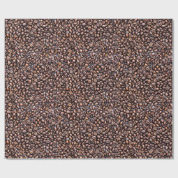 Coffee Bean Wrapping Paper | Zazzle