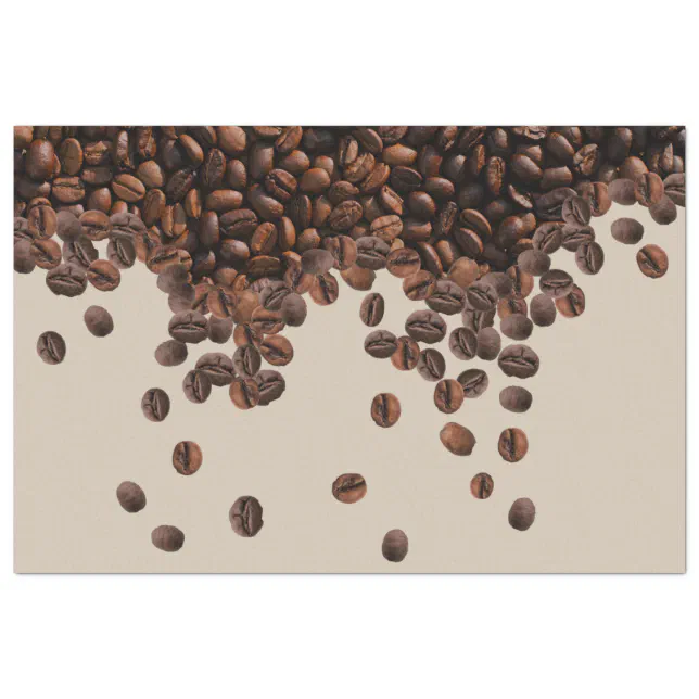 Coffee Beans Tissue Paper | Zazzle