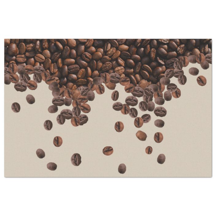 Coffee Beans Tissue Paper | Zazzle.com