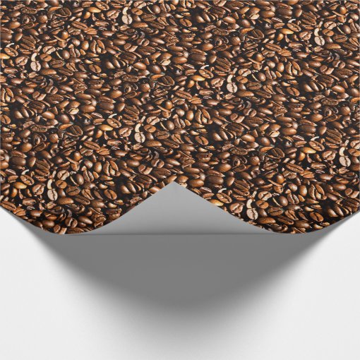 Coffee beans wrapping paper | Zazzle