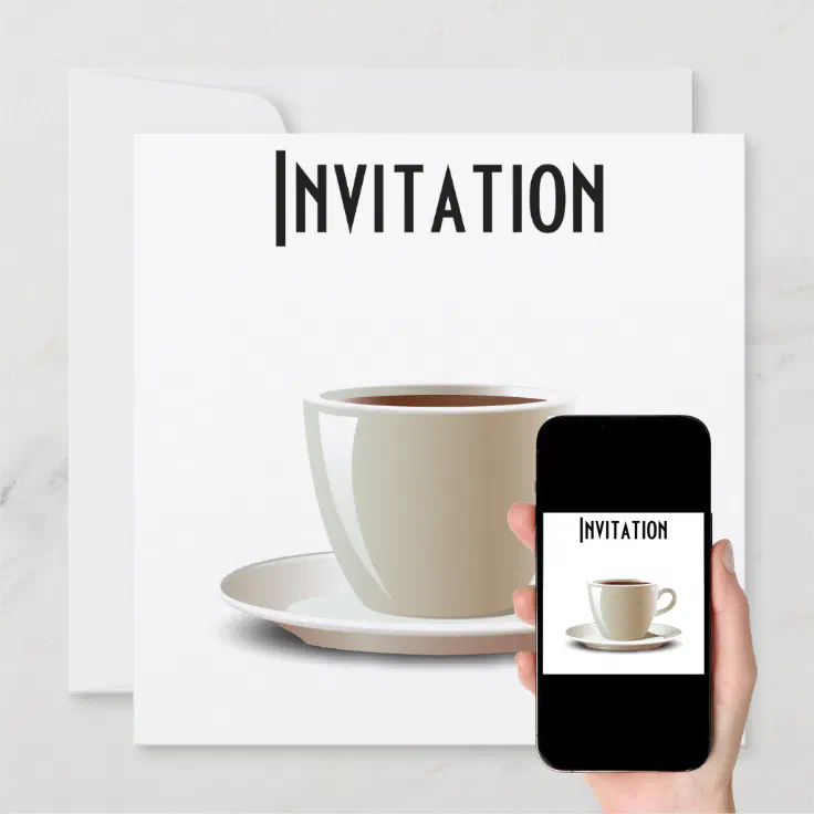 Coffee Break! Invitation | Zazzle
