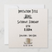 Coffee Break! Invitation | Zazzle