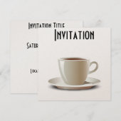 Coffee Break! Invitation | Zazzle