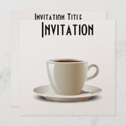 Coffee Break! Invitation | Zazzle