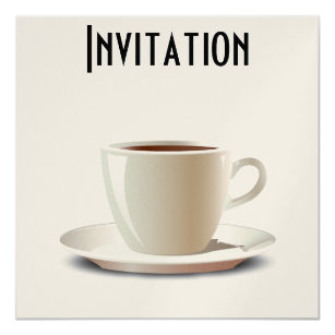 Coffee Break Invitations | Zazzle