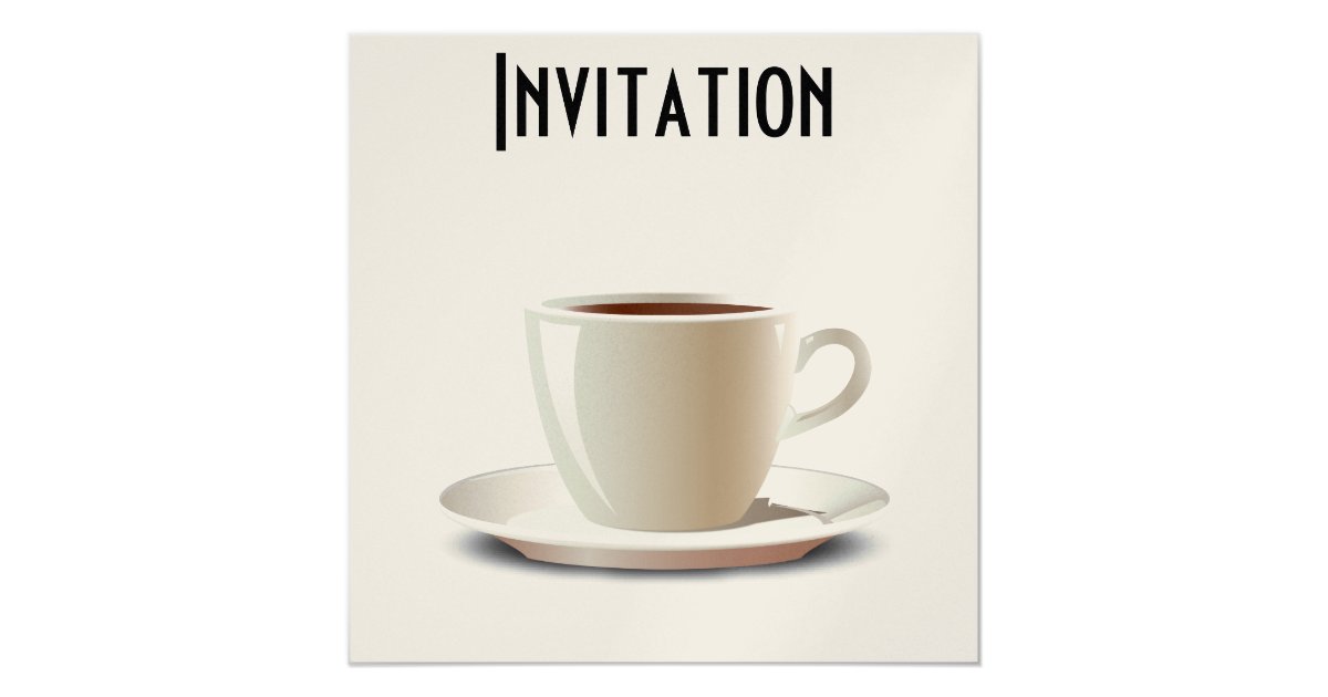 Coffee Break! Invitation | Zazzle.com