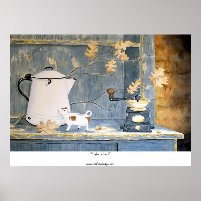 "Coffee Break" Print | Zazzle.com