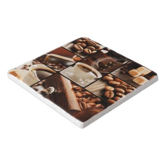 Coffee Collage Trivet | Zazzle