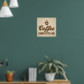 Coffee Completes Me Funny Quote Poster | Zazzle