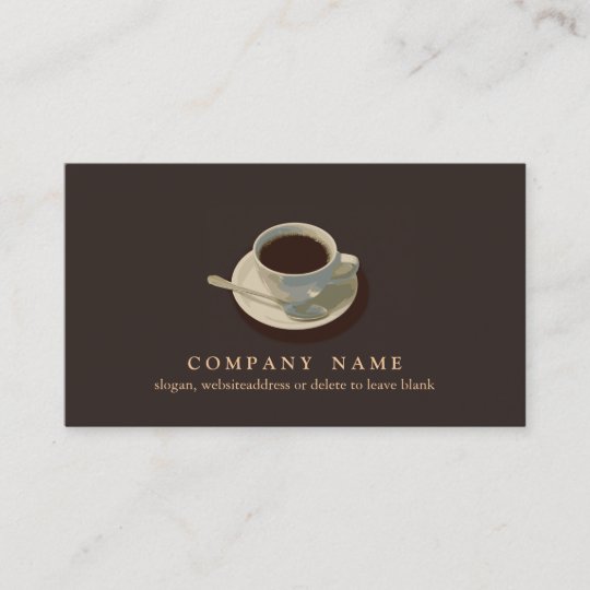 Coffee Cup Business Card | Zazzle.com
