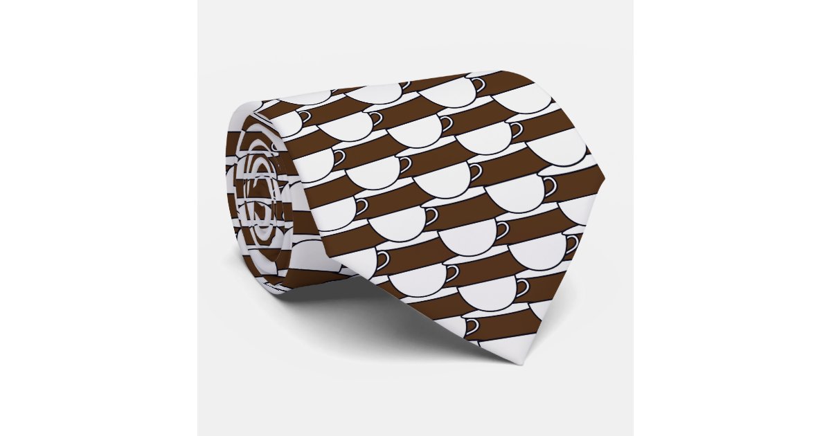 Coffee Cups Tie | Zazzle