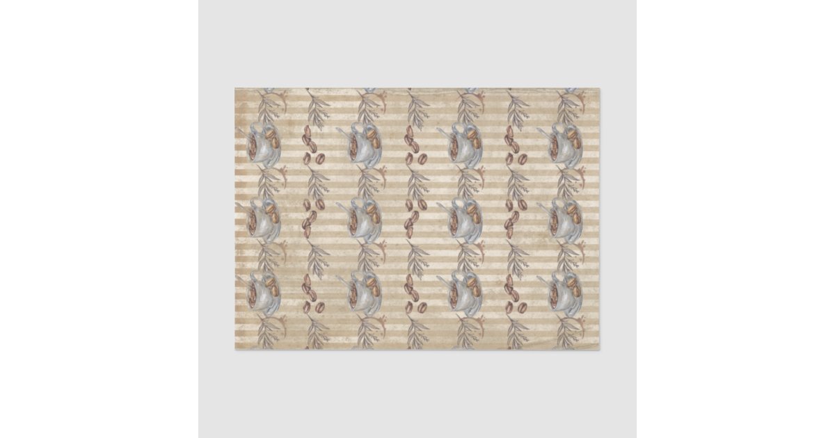 Coffee Cups Tissue Paper | Zazzle