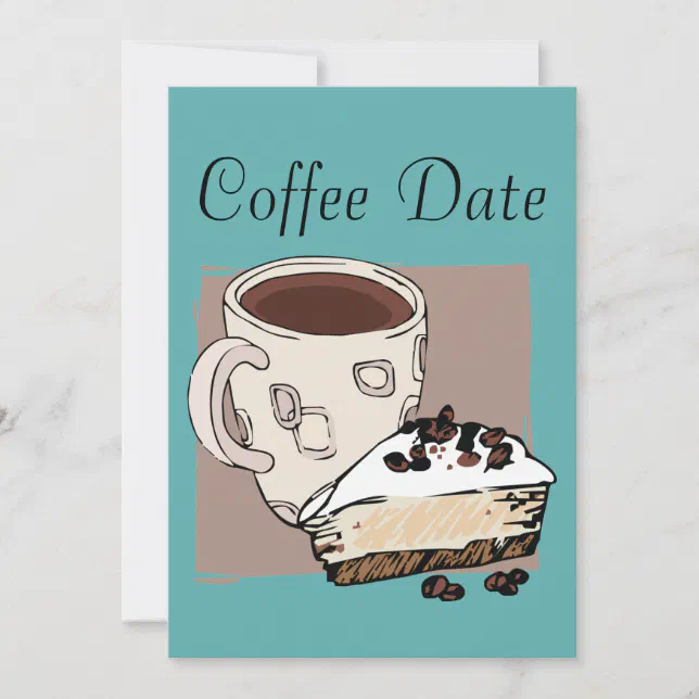 Coffee Date Invitation | Zazzle