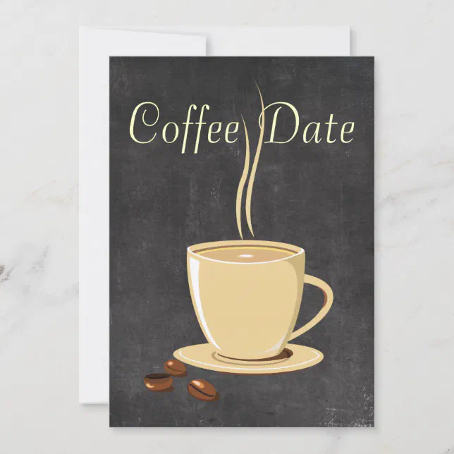 Coffee Date Invitation | Zazzle