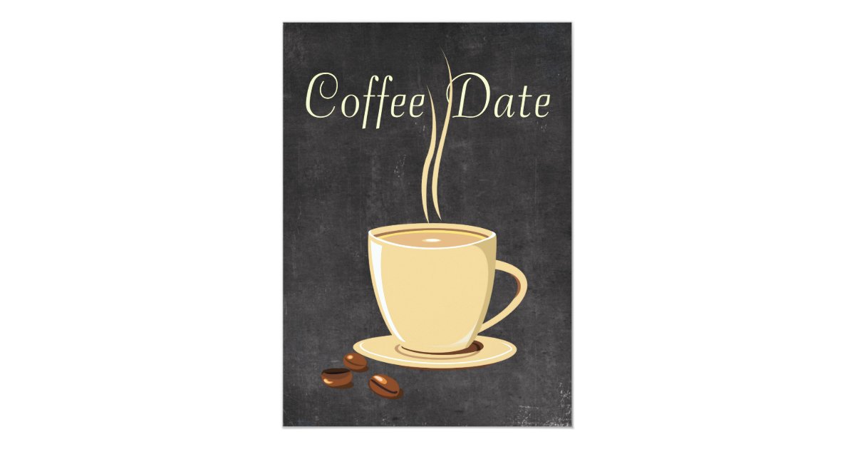 Coffee Date Invitation | Zazzle.com