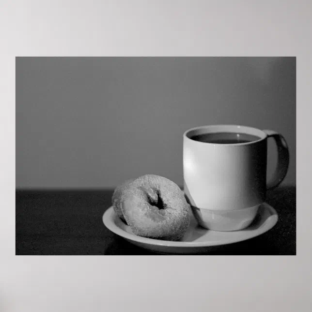 Coffee & Donuts Poster | Zazzle