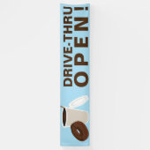 Coffee Drive Thru Open Banner | Zazzle