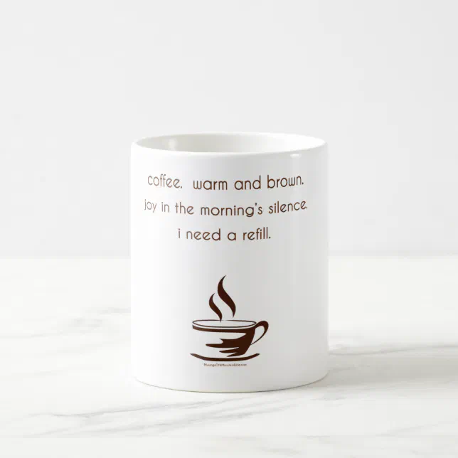 Coffee Haiku Mug | Zazzle
