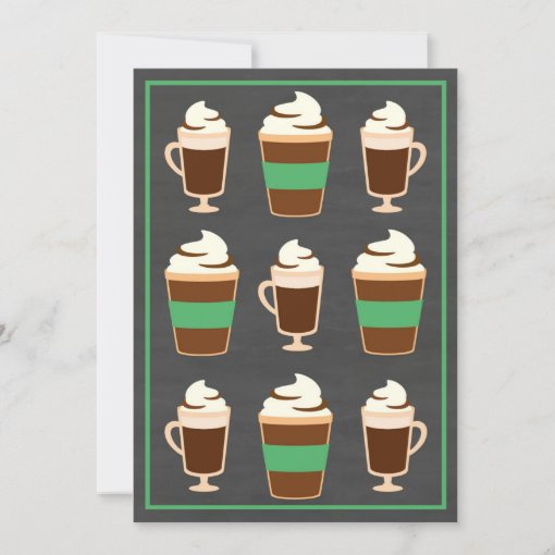 Coffee Invitation | Coffee Birthday Invitation | Zazzle