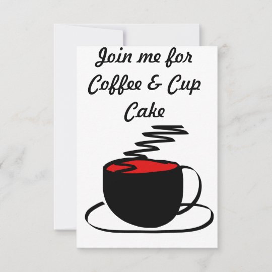 coffee invite card | Zazzle.com