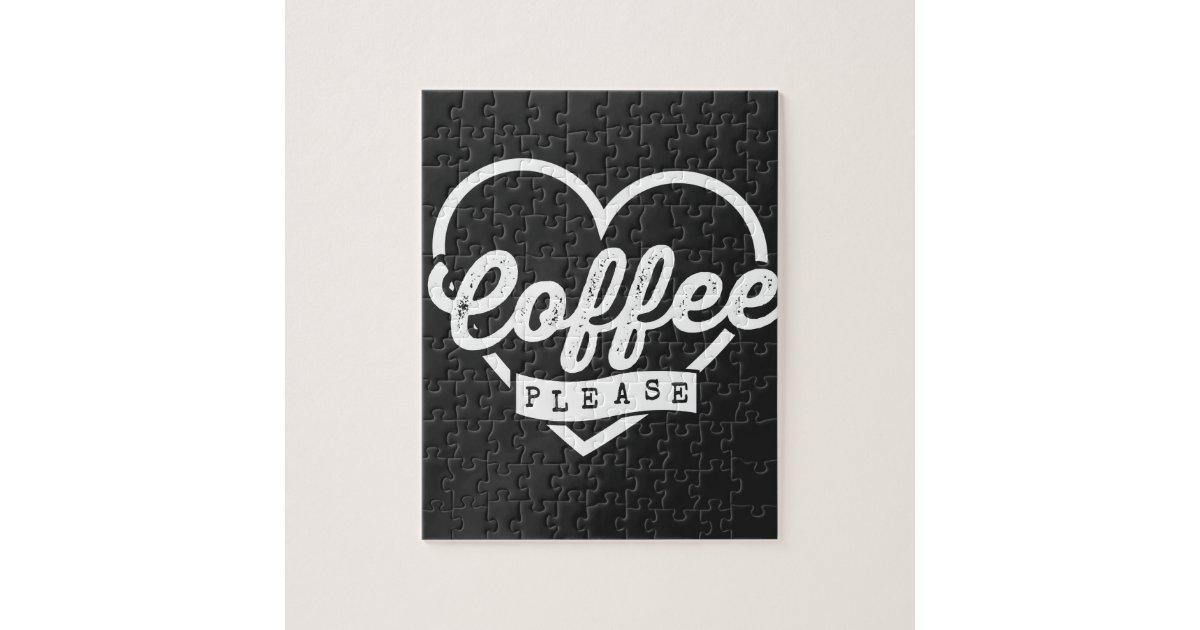 COFFEE JIGSAW PUZZLE | Zazzle