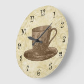 Coffee Kitchen Wall Clocks | Zazzle