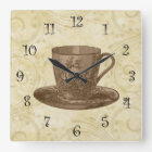 Coffee Kitchen Wall Clocks | Zazzle