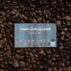 Coffee Loyalty Cards Rustic Dusty Blue Barn Wood | Zazzle