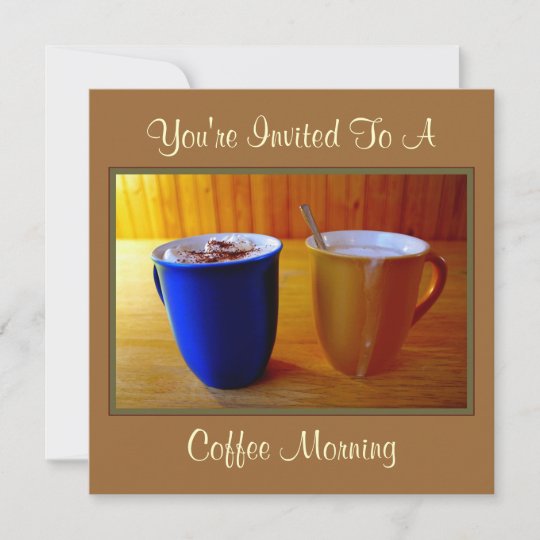 Coffee Morning Invitation | Zazzle.com