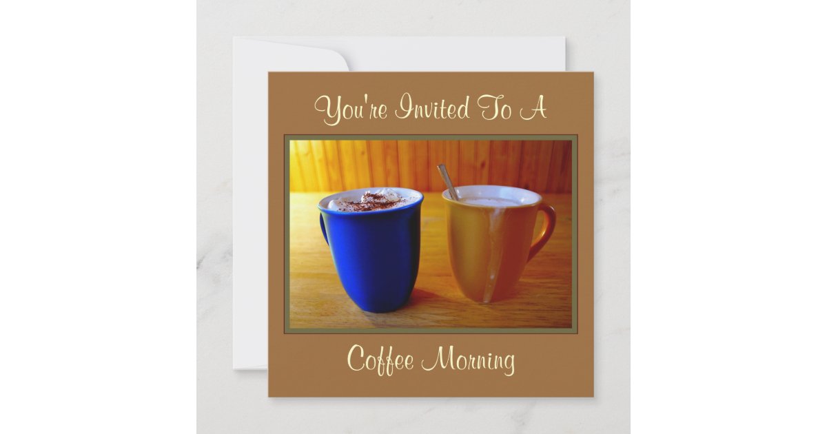 Coffee Morning Invitation | Zazzle
