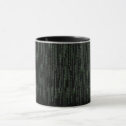 Coffee mug for programmers (matrix) | Zazzle
