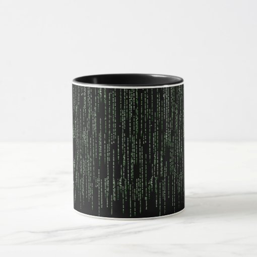 Coffee mug for programmers (matrix) | Zazzle
