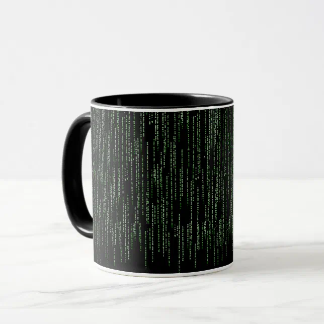 Coffee mug for programmers (matrix) | Zazzle