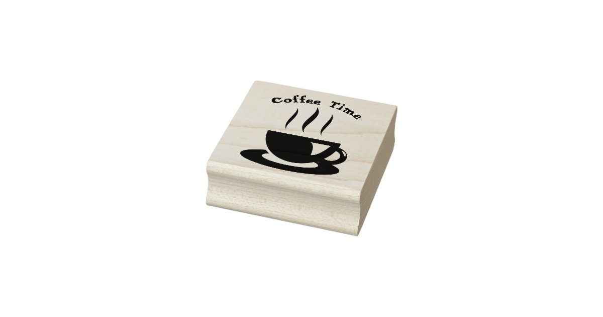 Coffee Mug Rubber Stamp | Zazzle