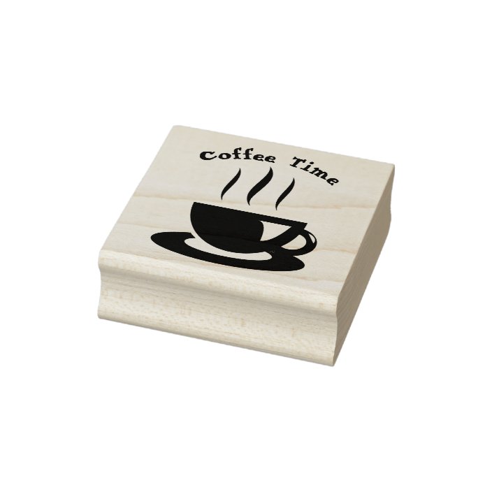 Coffee Mug Rubber Stamp | Zazzle