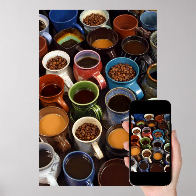 coffee mugs poster | Zazzle
