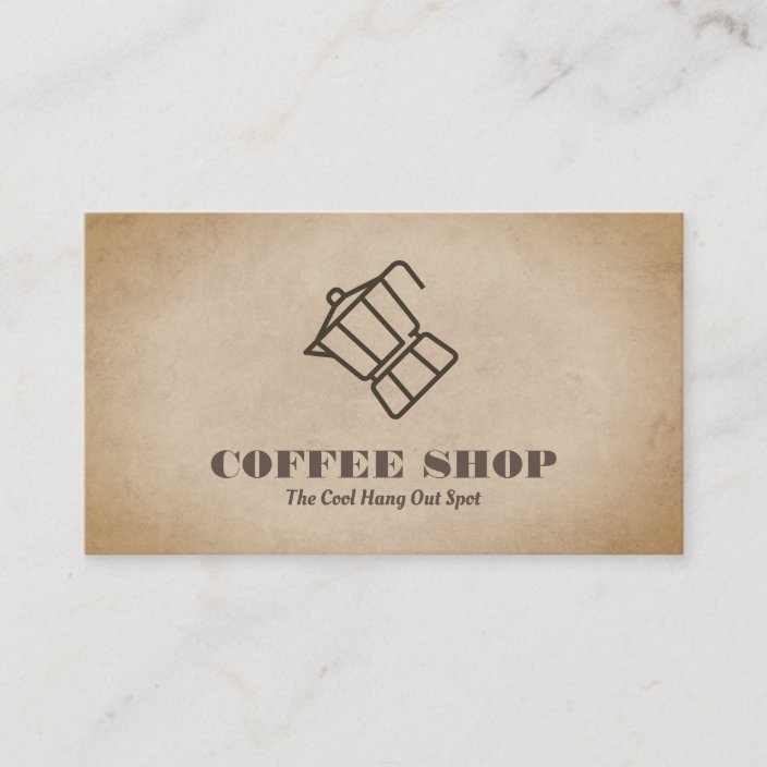 Coffee Pot Business Card | Zazzle